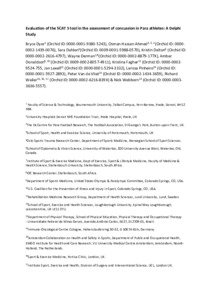 Bournemouth University Research Online [BURO] - Evaluation of the SCAT ...